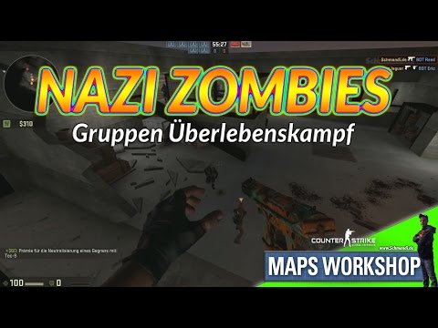 CS:GO Workshop Maps - Folge 6: Nazi Zombie Station (Gruppen Überlebenskampf!)