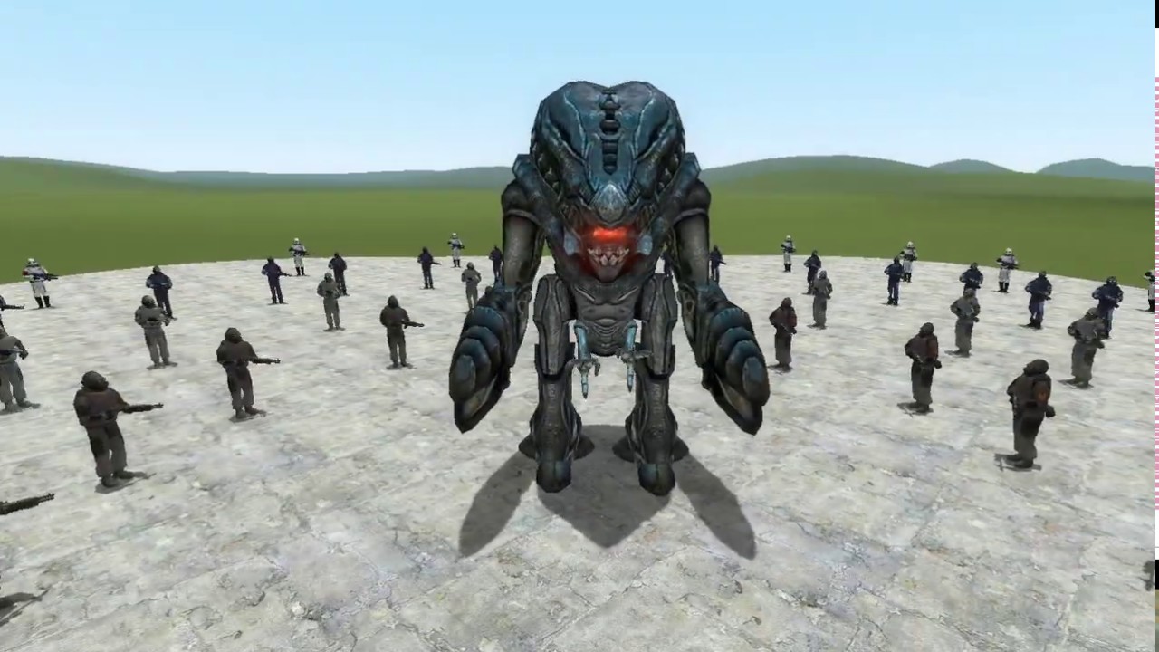 Gmod - Combine Troops vs Gargantua - YouTube
