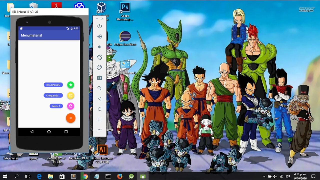 Material Design con Android Studio- Floating Actions Menu (parte 4 ...