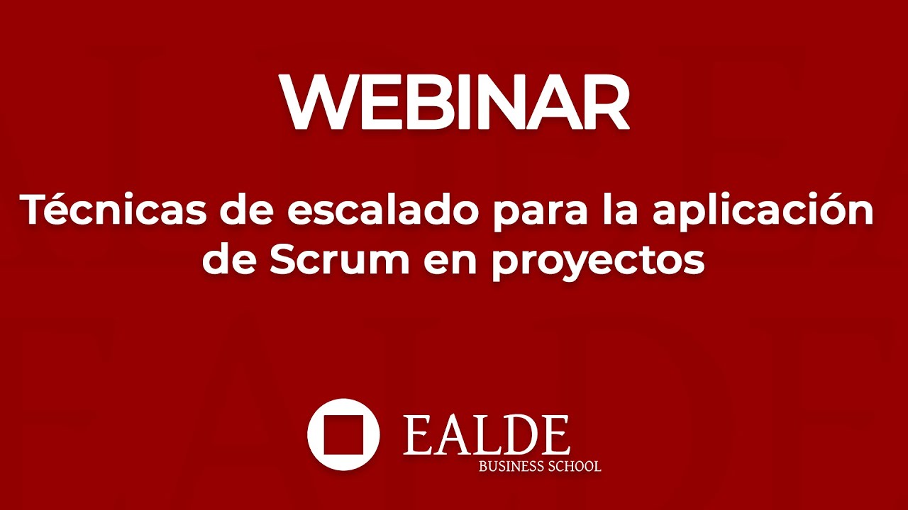 Técnicas de escalado para la aplicación de Scrum en proyectos - YouTube