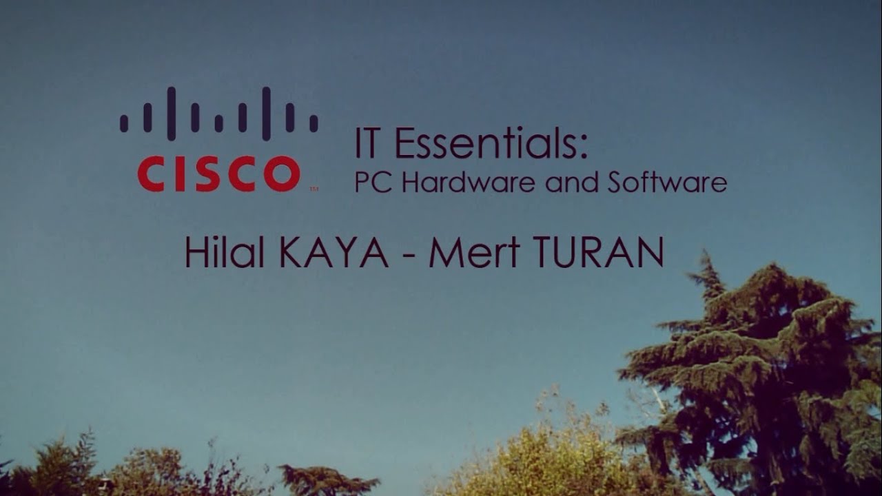 Cisco IT Essential Sertifika Eğitimi - YouTube