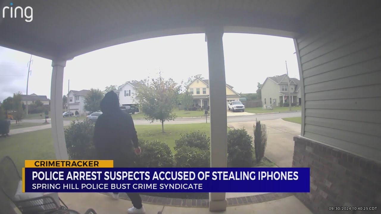 Spring Hill police arrest suspects accused of stealing phones - YouTube