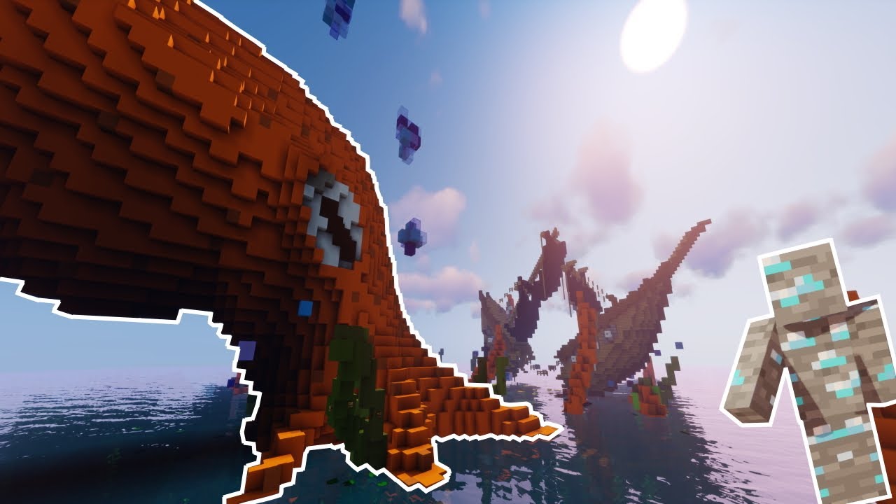 Epic Minecraft Kraken build (Timelapse) - YouTube