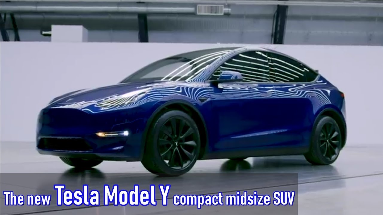 The new Tesla Model Y compact yet midsize SUV - YouTube