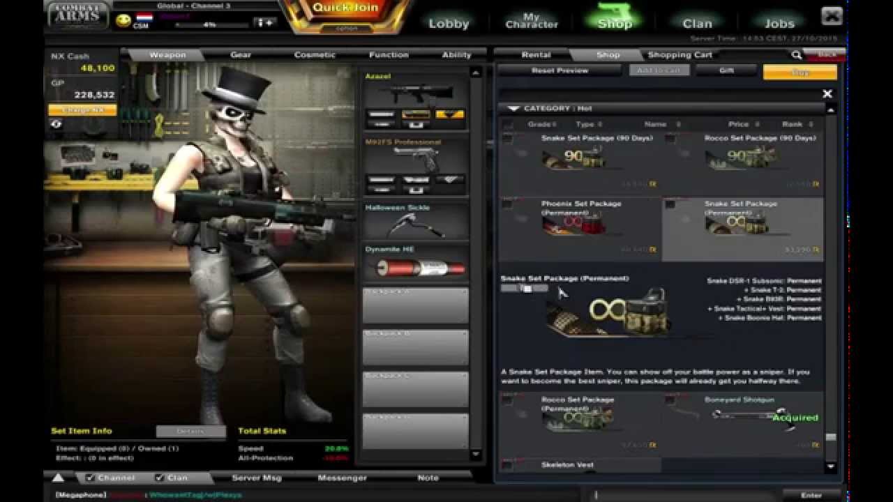 combat arms | buying | perm | Snake Set | -lDaaneX - YouTube