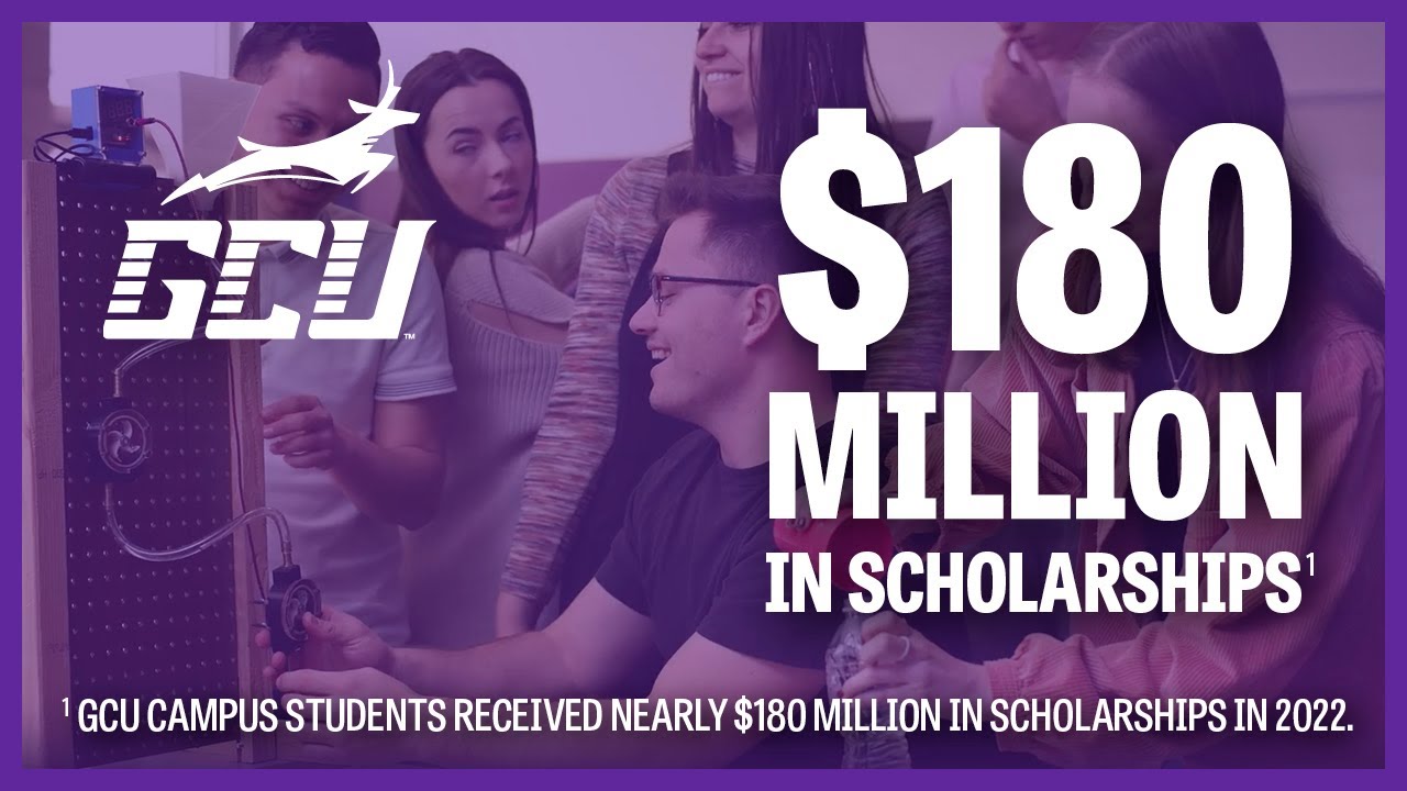 See What Campus Scholarship You May Qualify for at GCU - YouTube