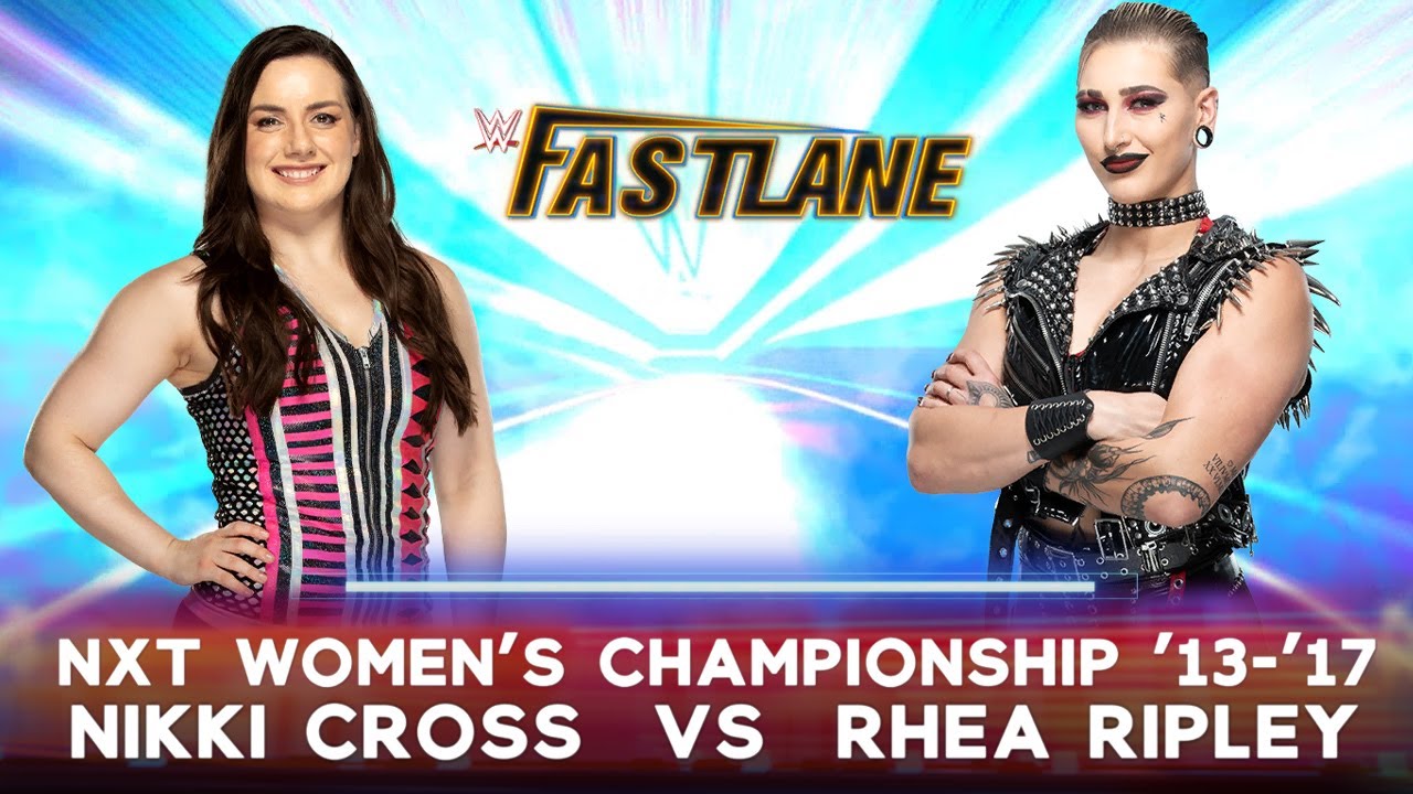 WWE 2K22 NIKKI CROSS VS. RHEA RIPLEY - YouTube