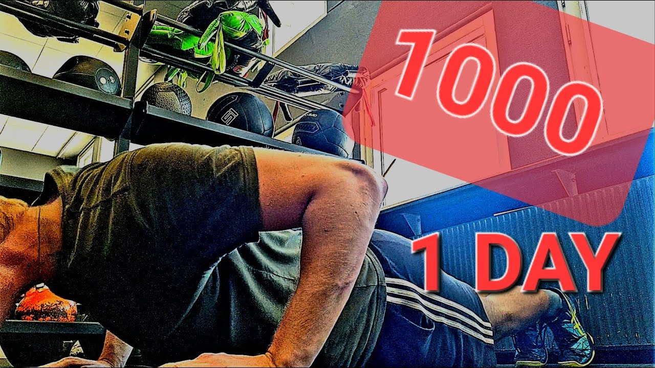 1000 PUSHUPS in one day challenge - YouTube