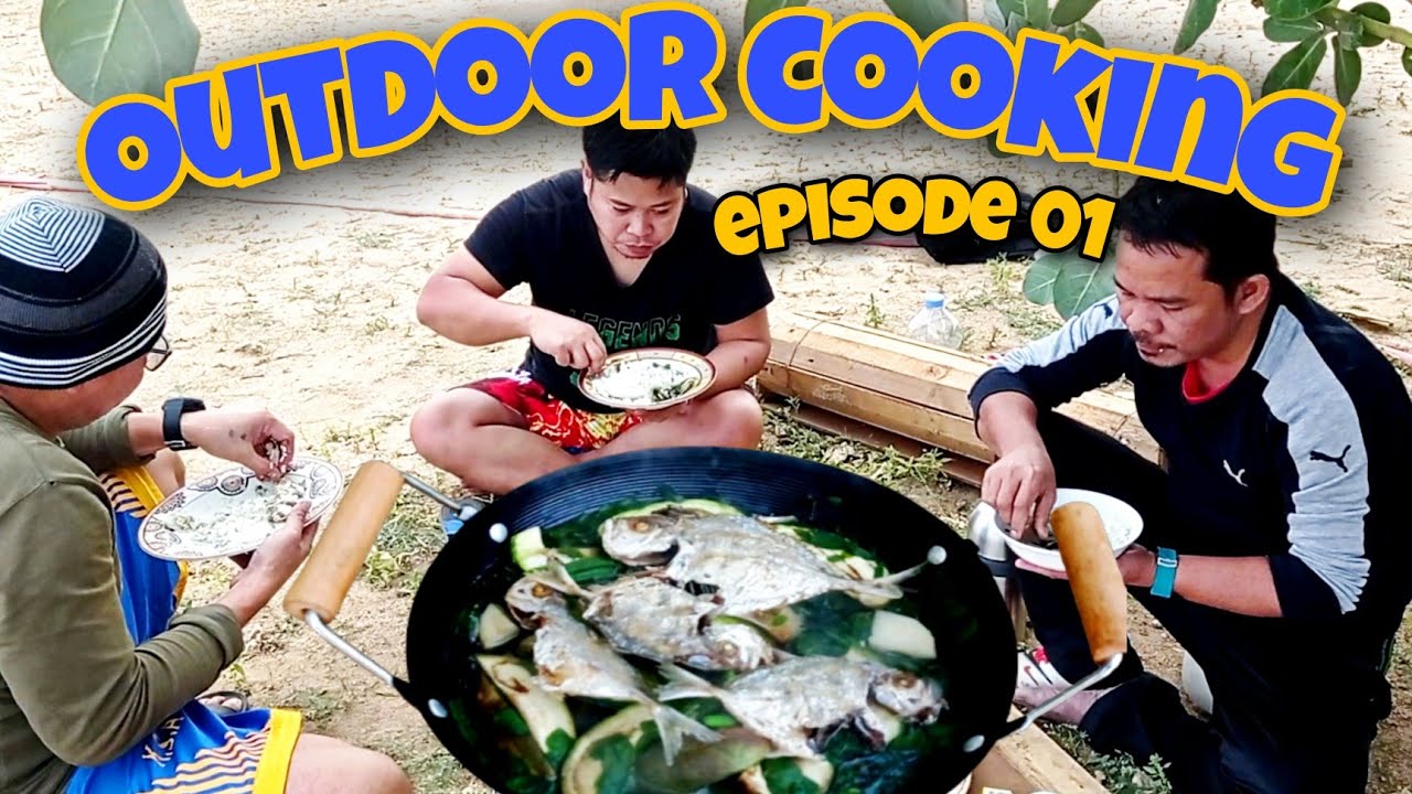 EP01-OUTDOOR COOKING | DINENGDENG & FRIED FISH | OragonVlogs - YouTube