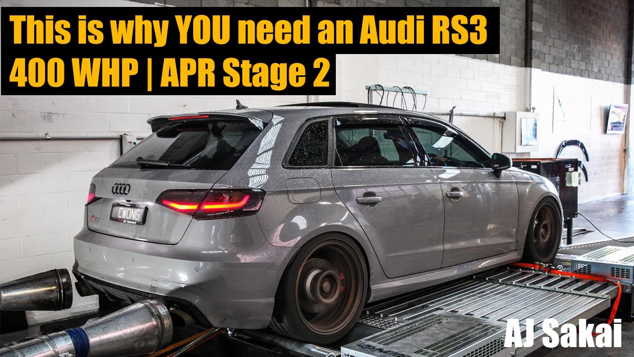 This is why YOU need an Audi RS3!!! 400 HP | APR Stage 2 Tune - YouTube