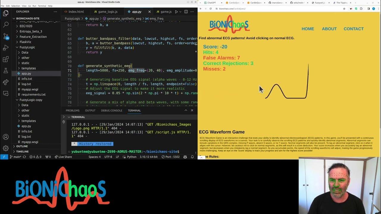 BIomedical Data Web Application Real-Time Development with GPT4 and Copilot - YouTube