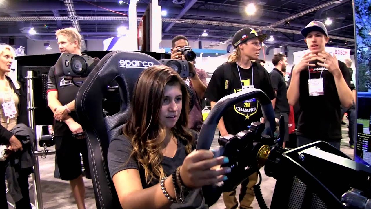 VRX Advanced Simulators, SEMA 2014 - YouTube
