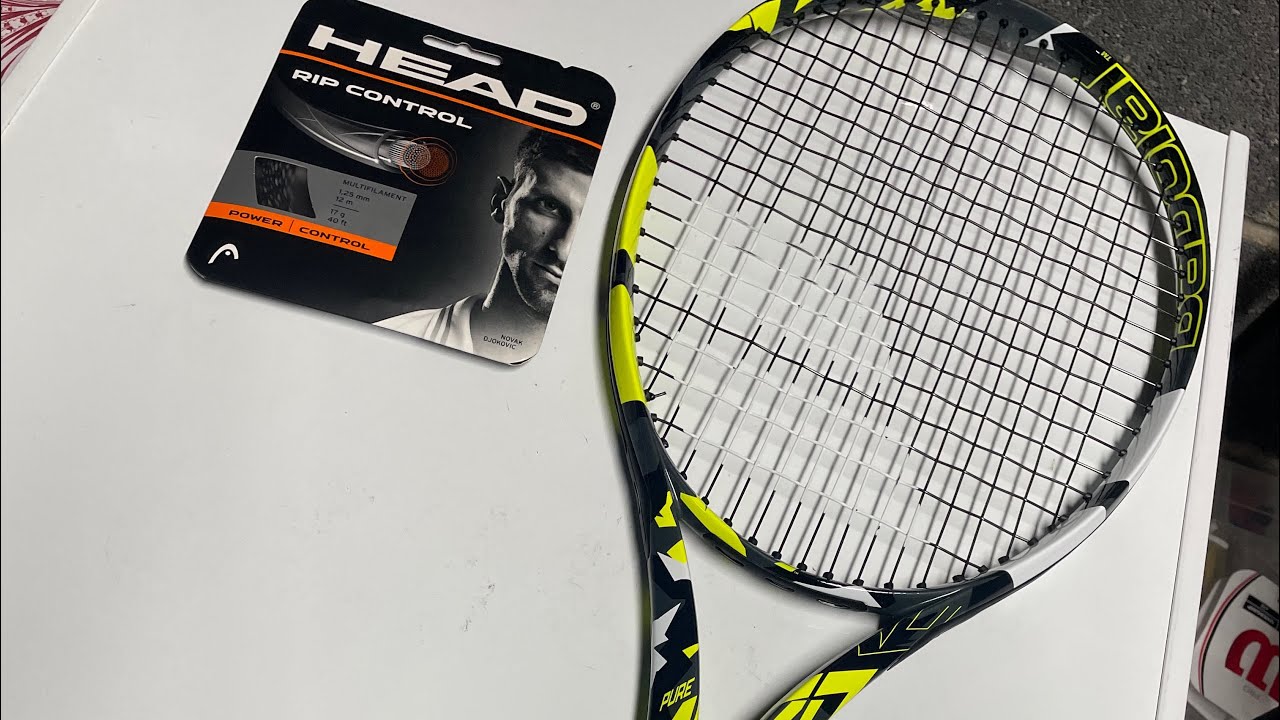 How to string a Babolat Pure Aero Jr. @Letsgetstringing - YouTube