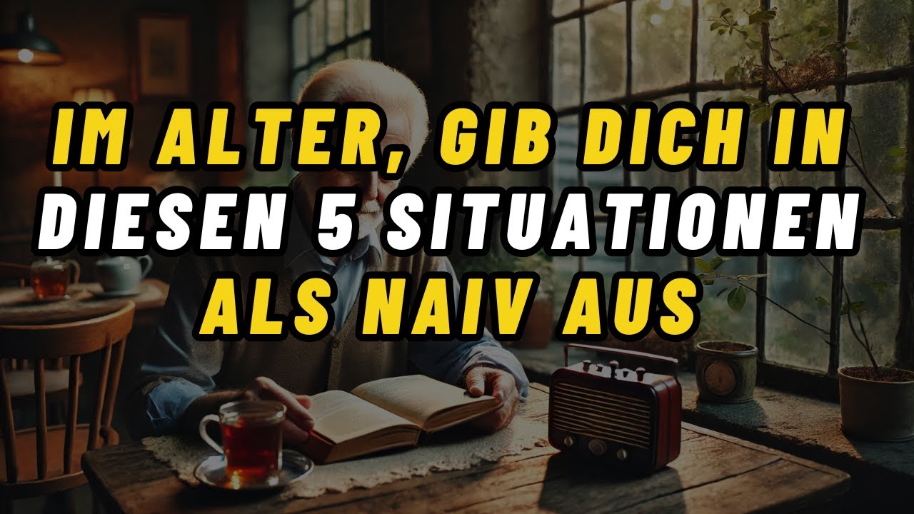 "In old age, pretend to be naive in these 5 situations and avoid ...