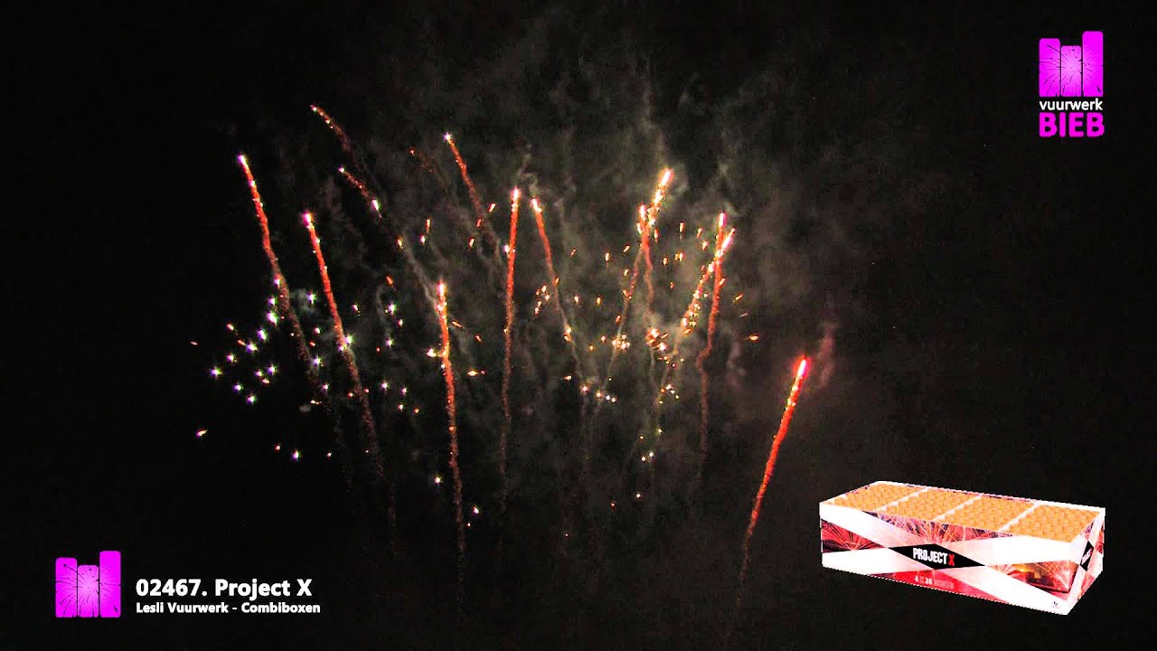 Project X - Combiboxen - Lesli Vuurwerk - Vuurwerkbieb.nl - YouTube