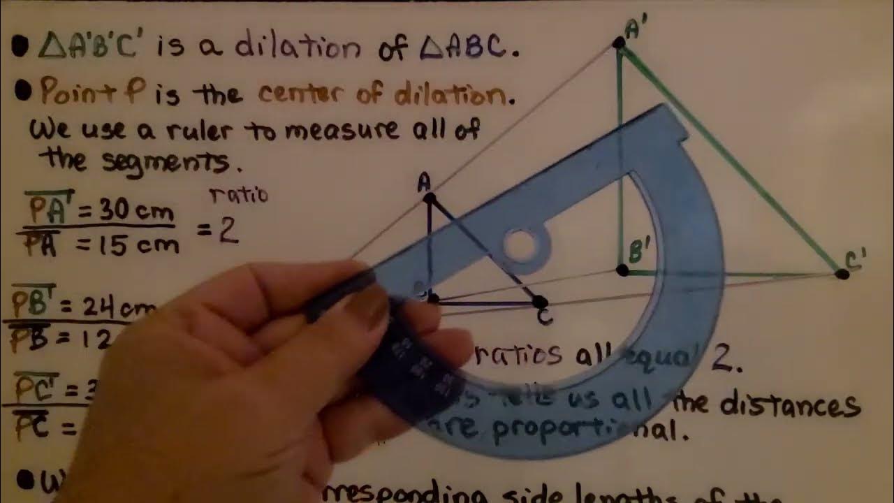 8th Grade Math 10.1a, Exploring Dilations - YouTube