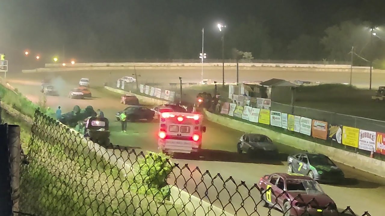 ROLLOVER Hesston Speedway Enduro Race, May 22, 2021 - YouTube