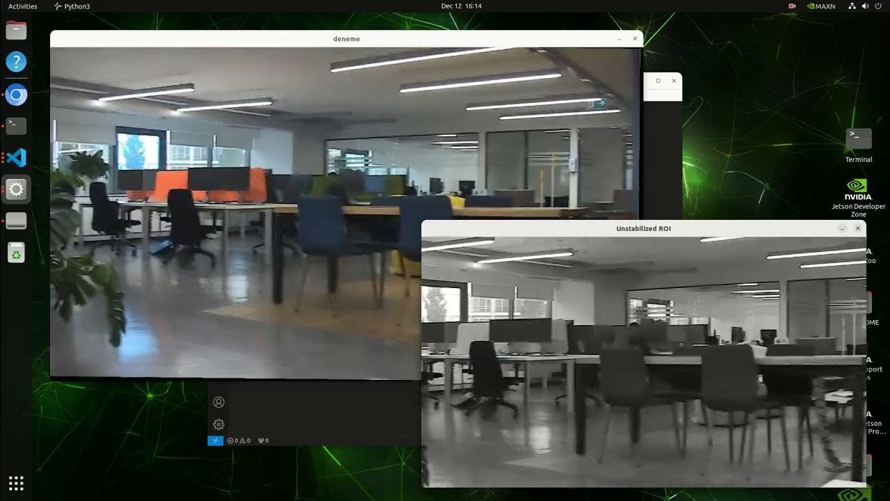 introductory realtime video stabilization on Jetson by using VPI and OpenCV - YouTube