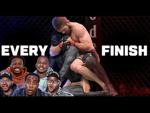 EVERY Khabib Nurmagomedov Finish Reaction