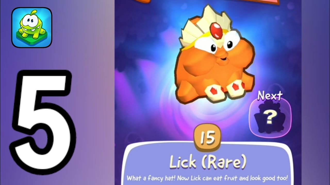 Om Nom: Merge - Gameplay Walkthrough Part 5 | Nommie: Lick (Rare) - YouTube