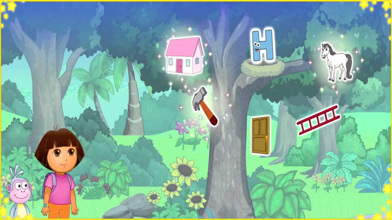 Dora the Explorer Dora Alphabet Forest Adventure Game For Kids Full HD ...