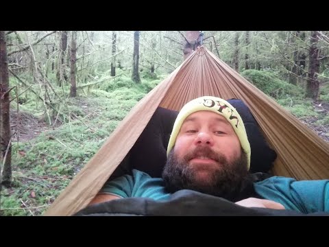 Solo Wild Hammock Camping Pontoon Mayo Ireland - YouTube