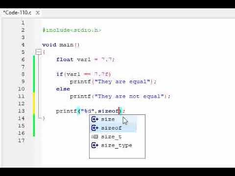 Comparing float variable with a double value In C Programming | Day#110 C Coding Challenge - YouTube