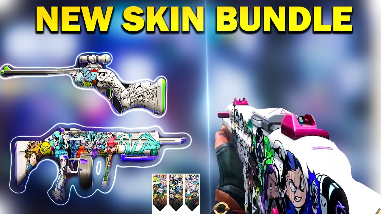 New Valorant Skin Bundle - Doodle Buds | Valorant New Skin Bundle ...