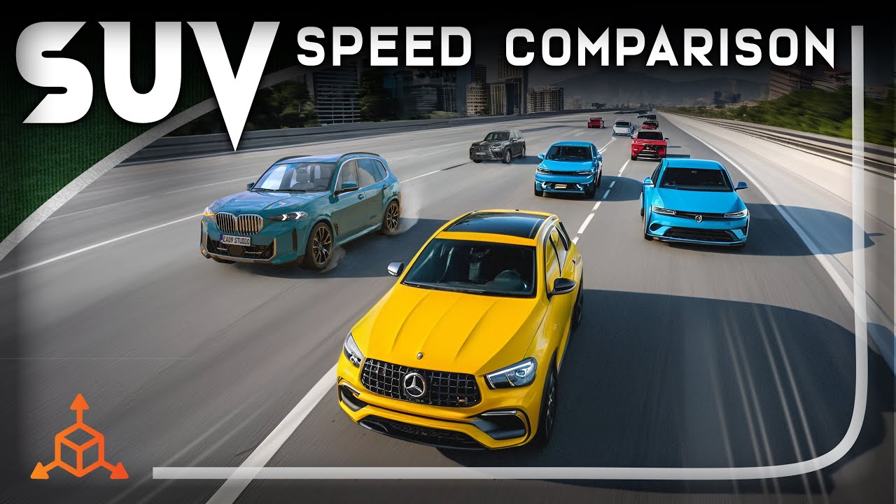 Fastest SUV Speed Comparison | Top Speed of SUV's | Car Racing (Part 2 ...