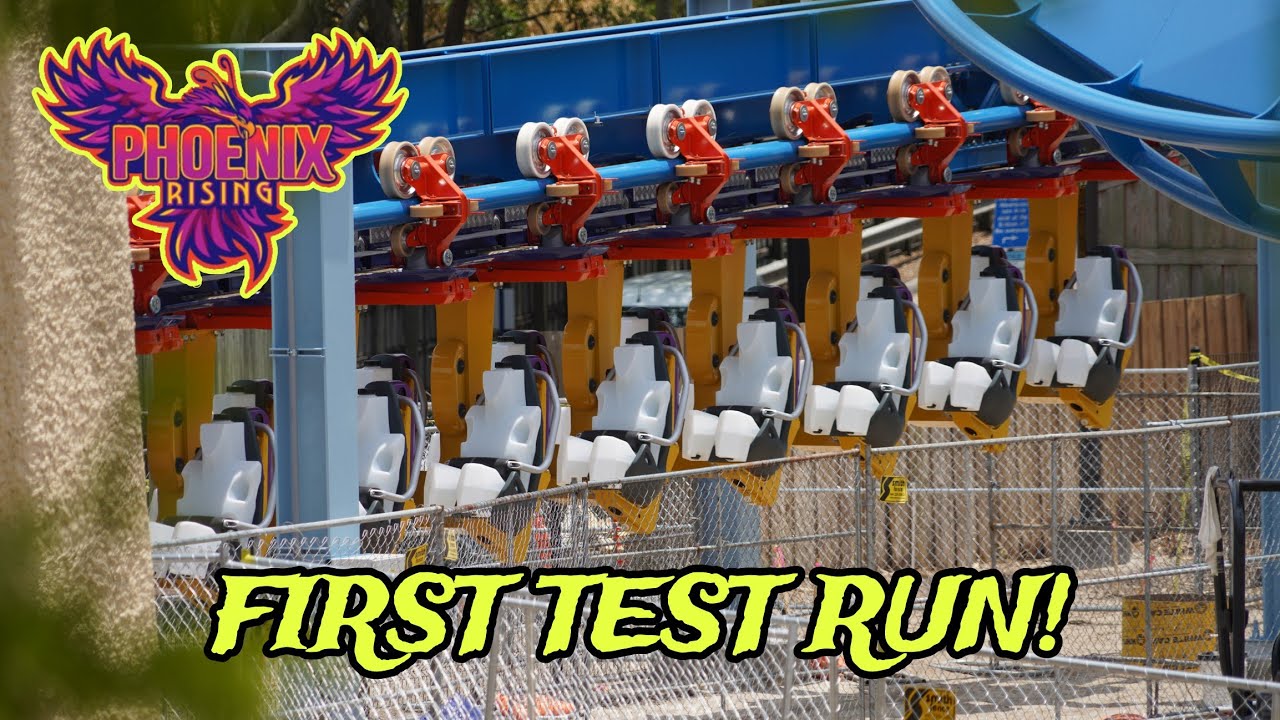 Busch Gardens Tampa Bay Phoenix Rising Testing Begins Construction ...