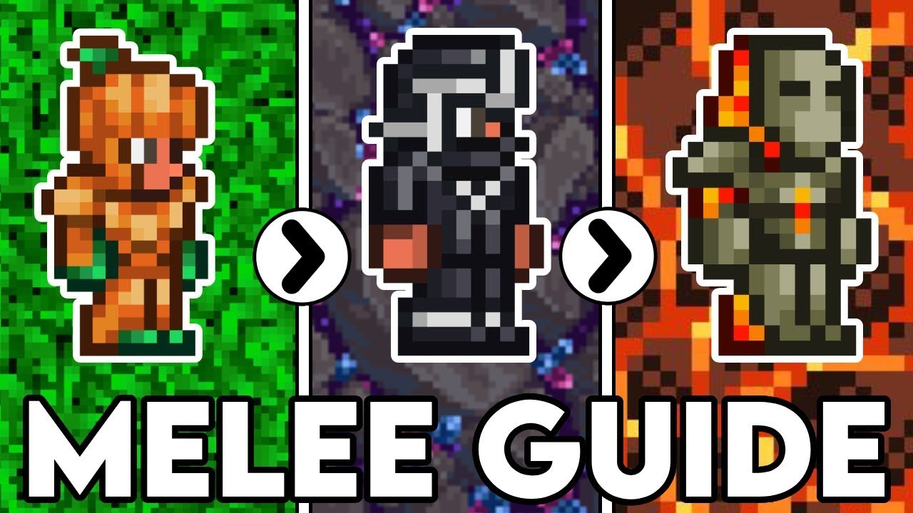 This Is How To Beat Terraria Using The Melee Class - YouTube