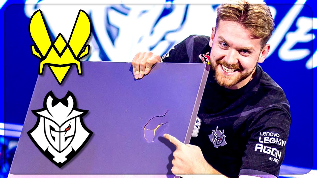 NiKo BROKE HIS DESK during this match... - YouTube