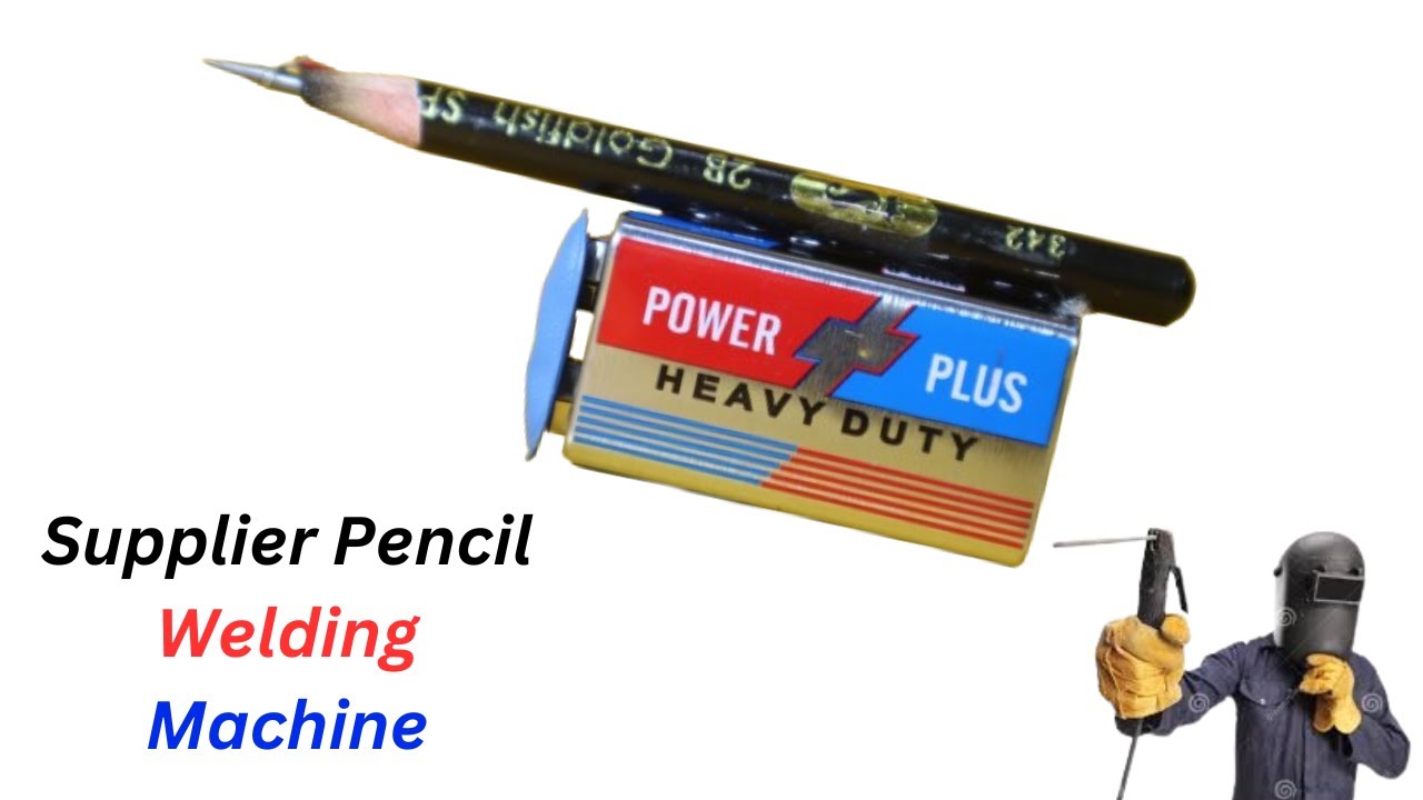 How To Make Simple Pencil Welding Machine At Home With Blade practical ...