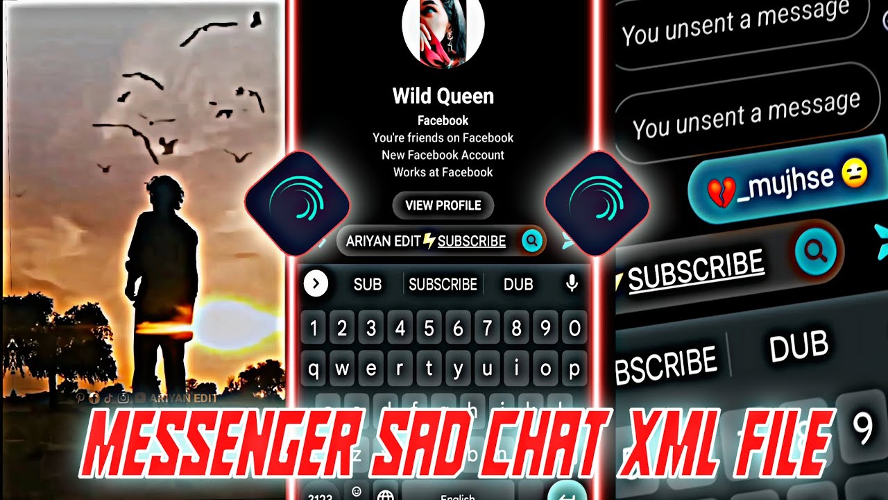 MESSENGER SAD CHAT XML 🙂 XML PRESENT - MESSENGER CHAT LYRICS VIDEO ...