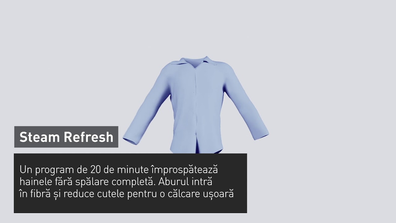 Tehnologia Hotpoint Steam Pack 2 - Steam Refresh - YouTube