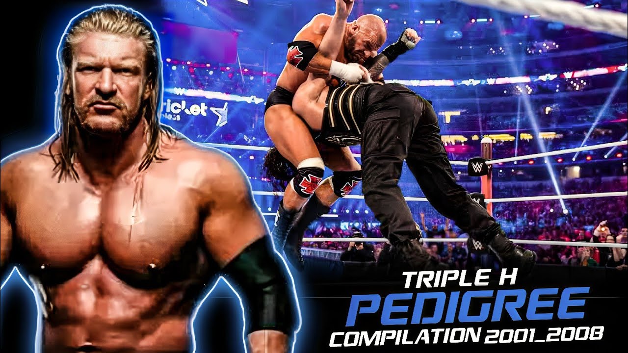Triple H's Most BRUTAL Pedigrees Ever! (Compilation 2001-2008) - YouTube