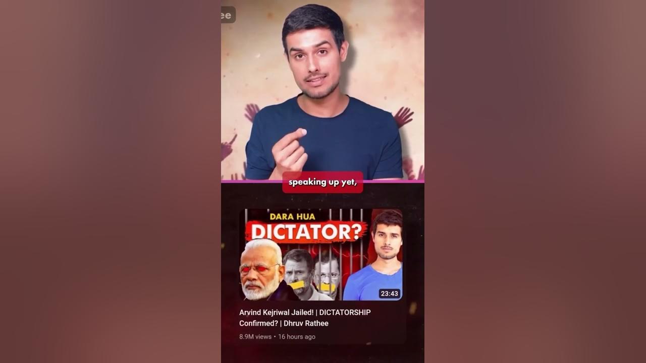 Dictator confirmed? | Dhruv ratee | Arvind Kejriwal jailed #dhruvrathee ...