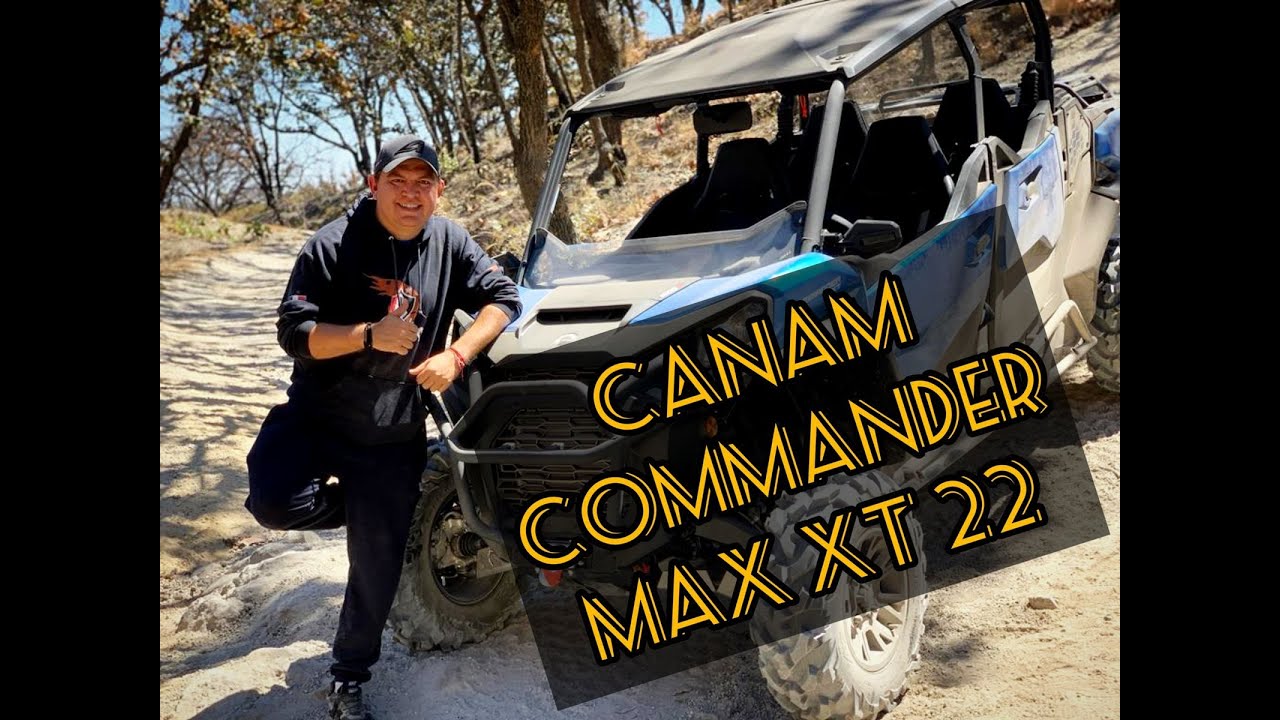 Prueba de Manejo CANAM COMMANDER MAX XT 22 - YouTube