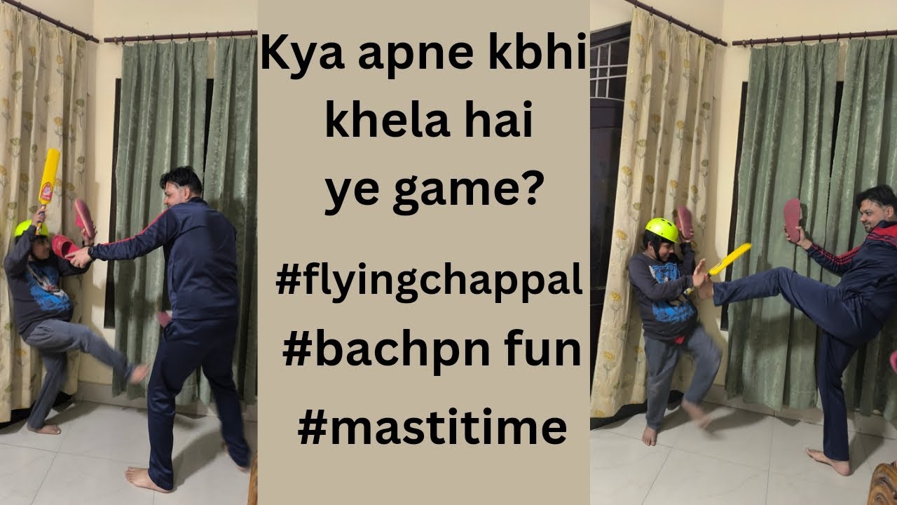 kya apne khela hai flying chappal game? - YouTube
