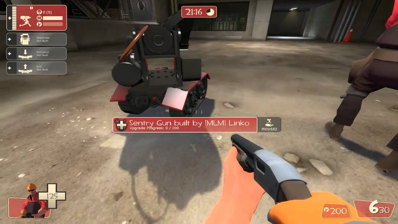 Team Fortress 2 : Mobile Sentry Gun - update 2 - YouTube