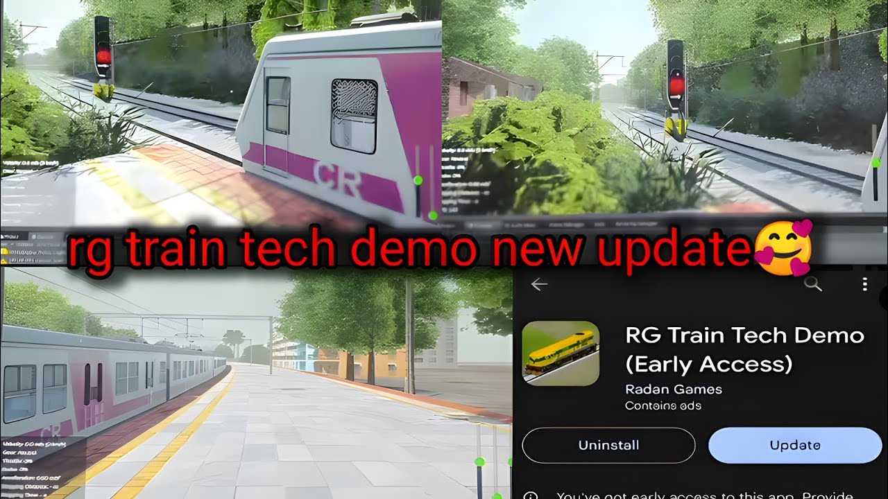 rg train tech demo new update 2025 new update ( finally Alpha testing ...