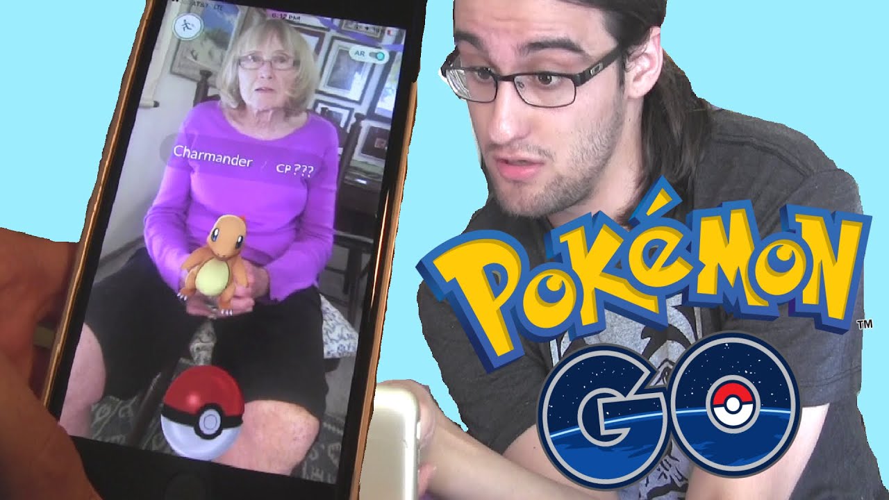 GRANDMA PLAYS *POKEMON GO* - YouTube