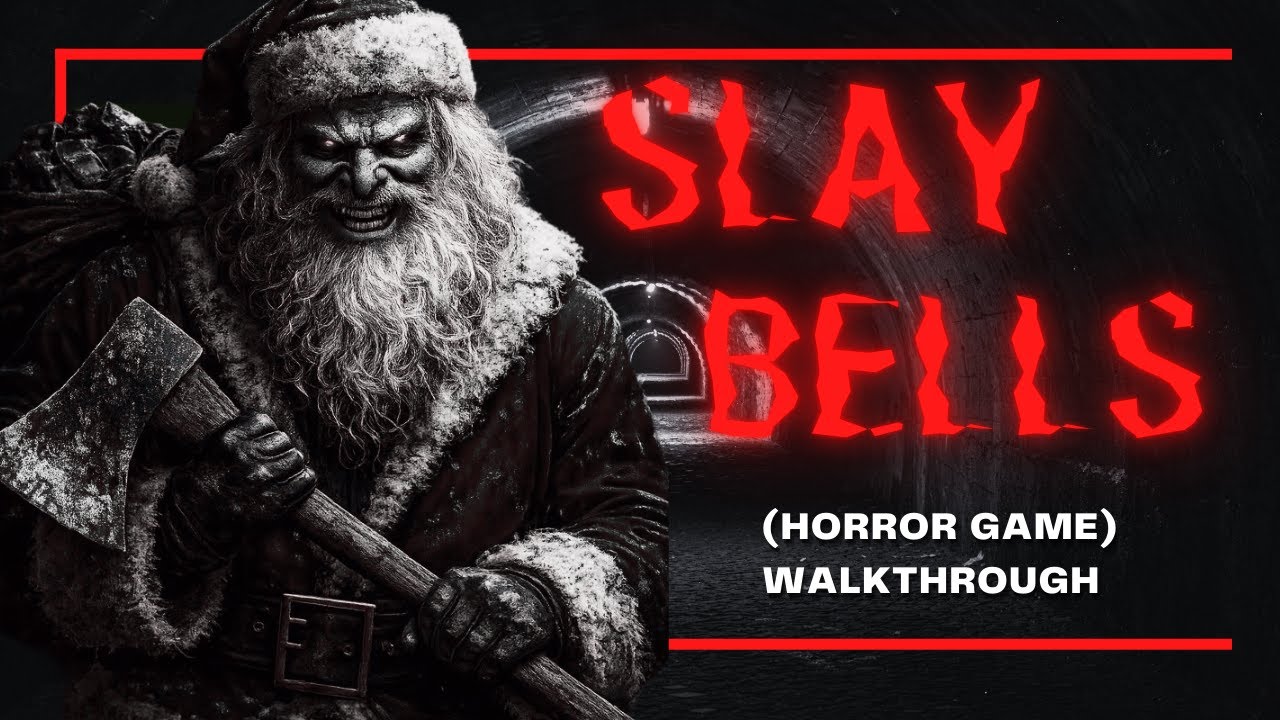Playing an Evil Santa horror game - YouTube