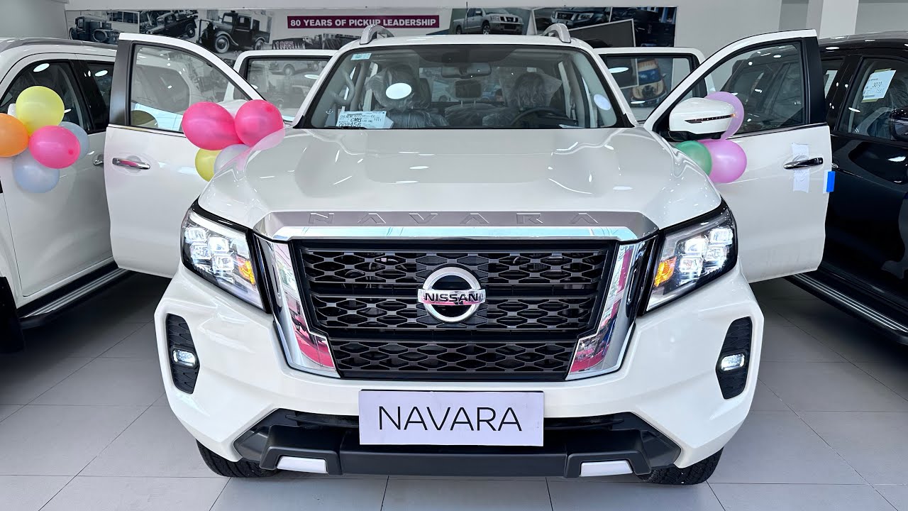 2023 Nissan NAVARA White Color - Double Cap Pickup | Exterior And ...