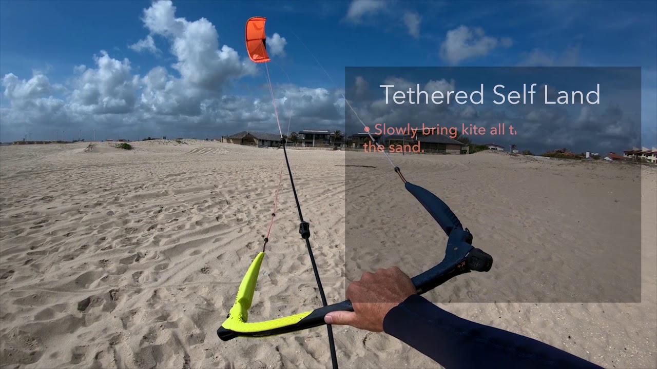 How to self land your kite - YouTube