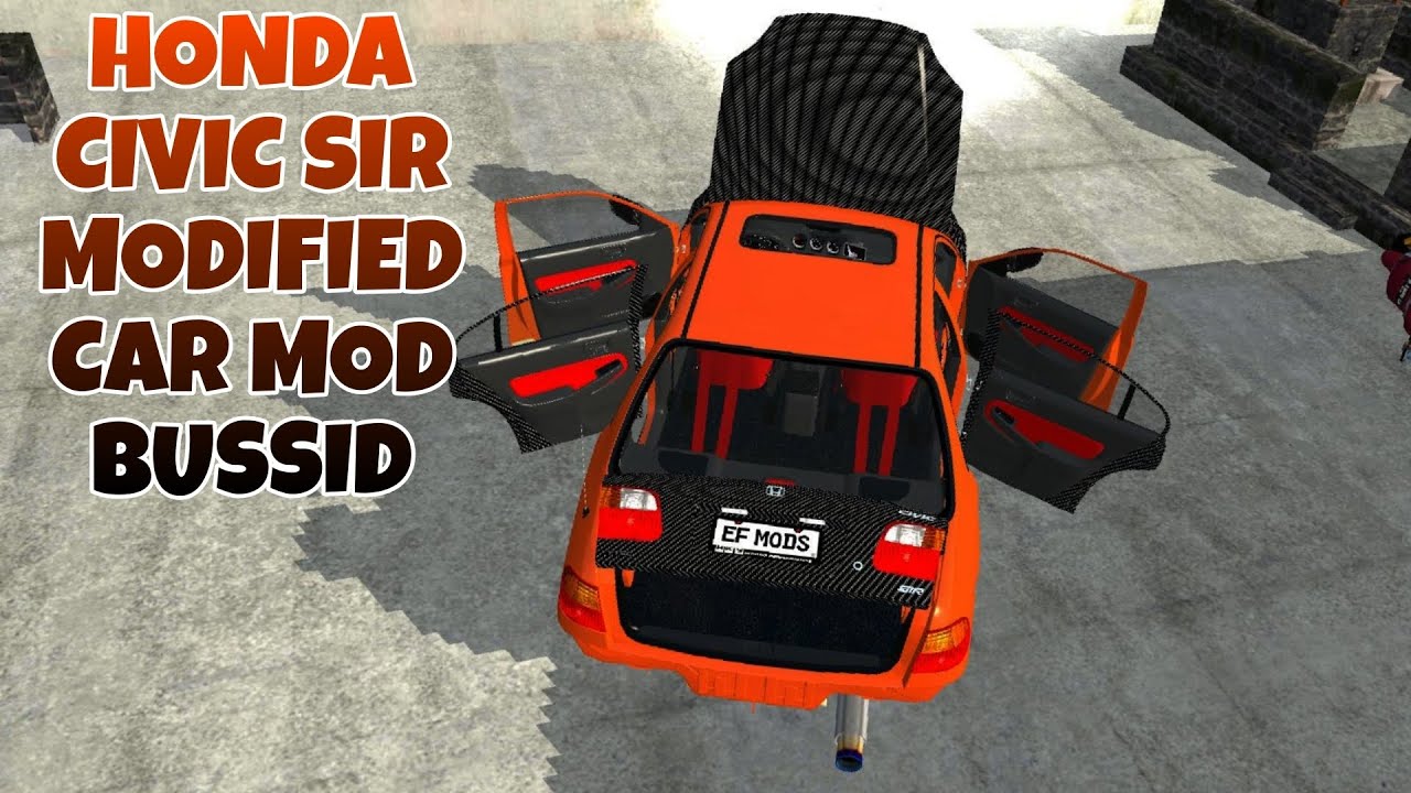 Download Honda Civic Modified Car Mod In Bus Simulator Indonesia ...