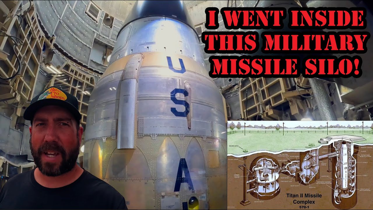I Went Inside This Military Missile Silo! So Amazing! Titan II Missile ...