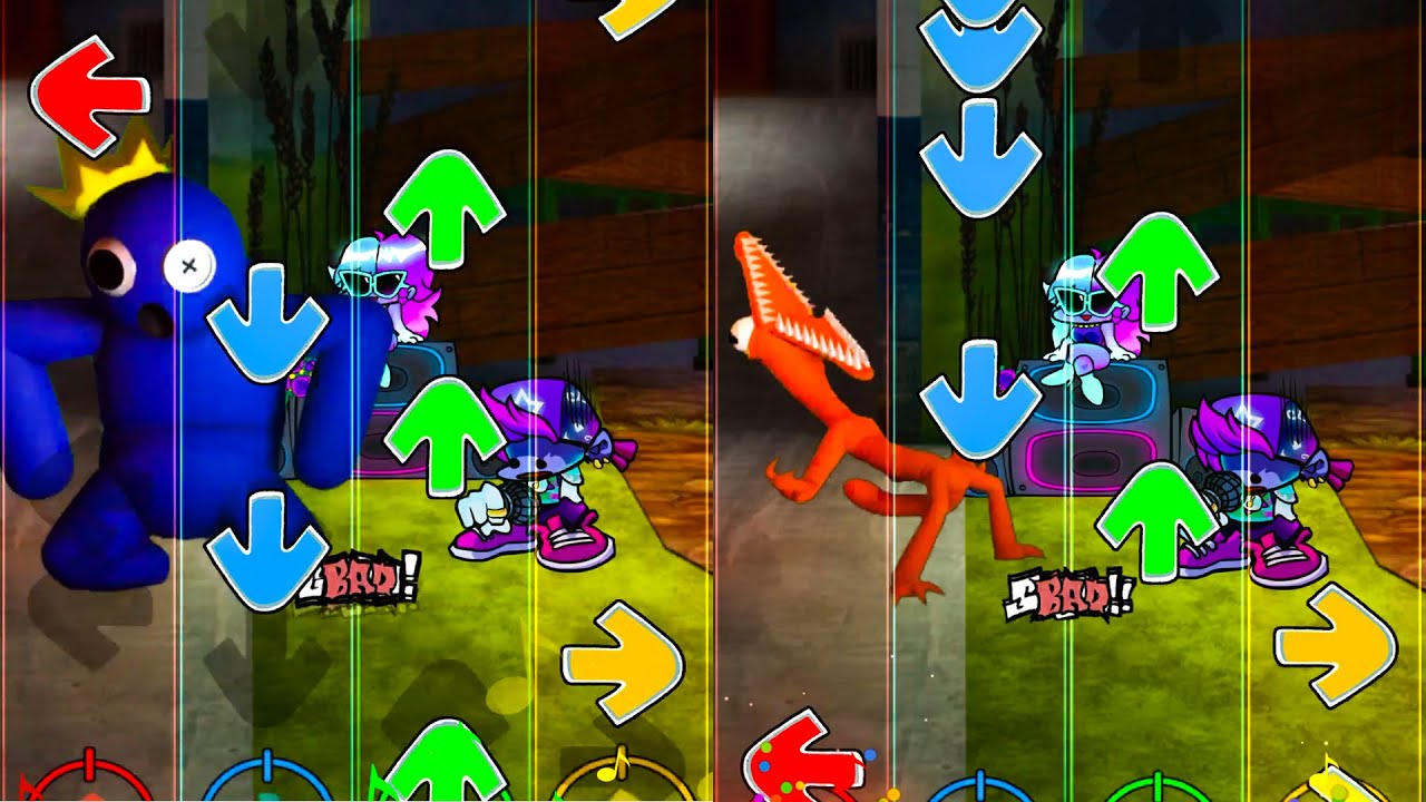 FNF Full Mod : Rap Star Battle 🎶 Rainbow Friends GamePlay - iOS ...