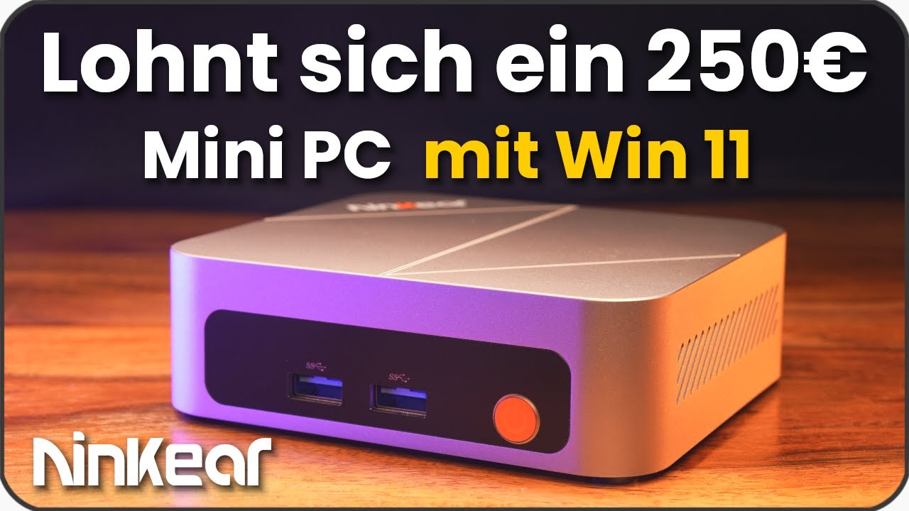 NinKear M7 Mini PC mit Windows 11 - AMD Ryzen 5 7430U – 16GB RAM ...