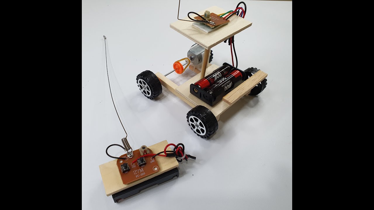 Tgadget DIY Wooden Remote Control Racing Car Toy Science Experiment ...